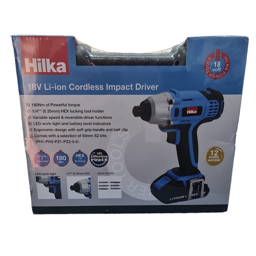 Hilka 18v Cordless Impact Drill - Own4Less